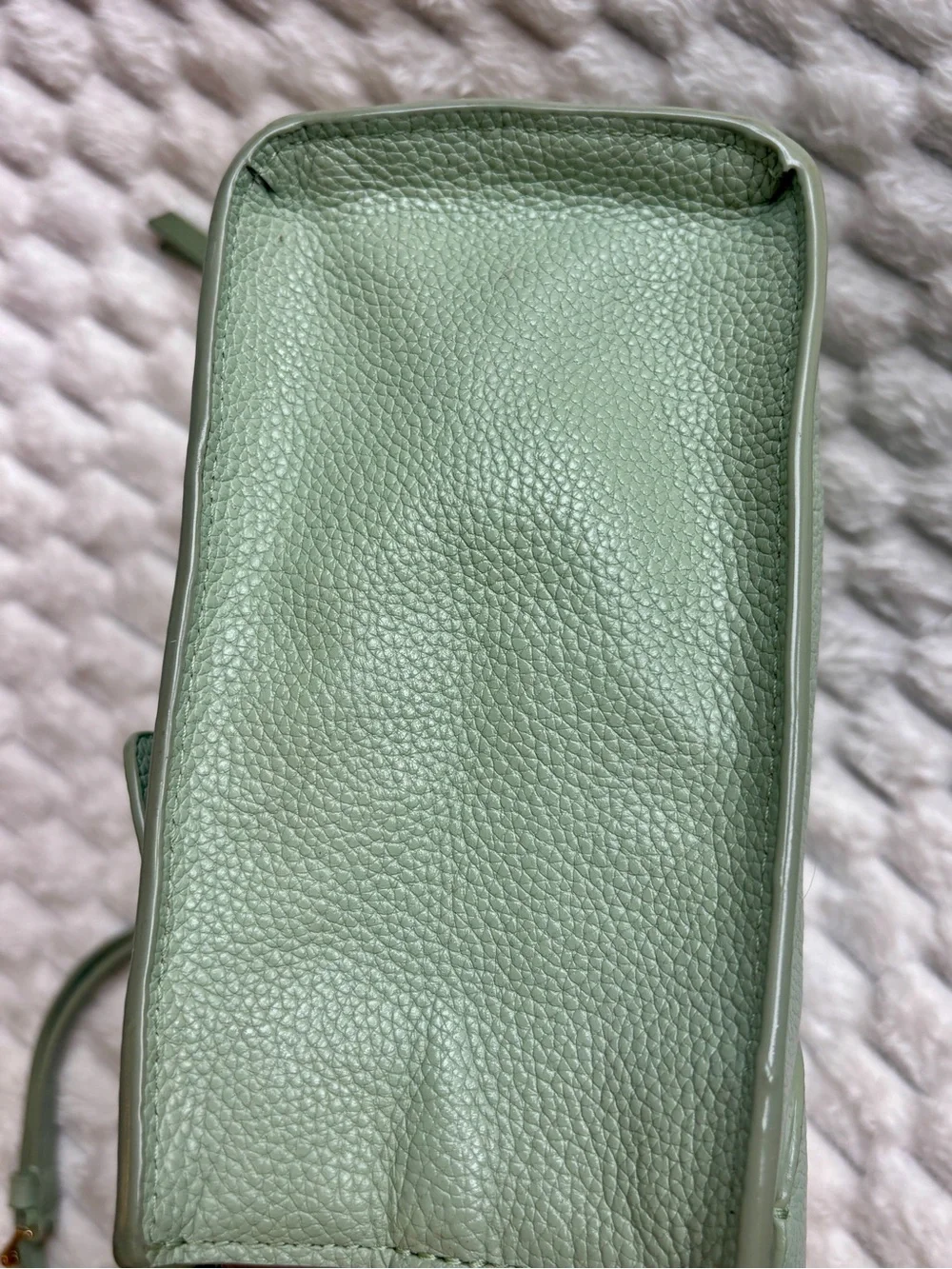 Rebecca Minkoff | Bags | Rebecca Minkoff Light Green Pebbled Leather ...